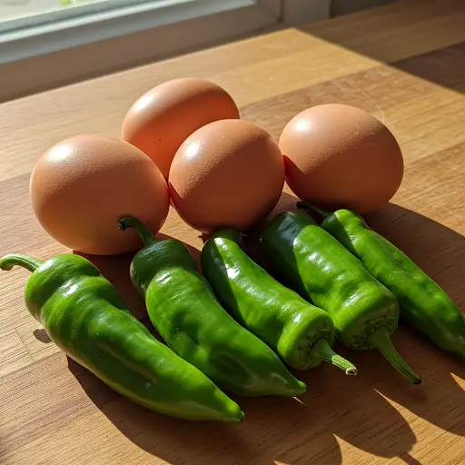 ¡El Secreto para unos Huevos Revueltos Deliciosos con Pimiento Verde ...