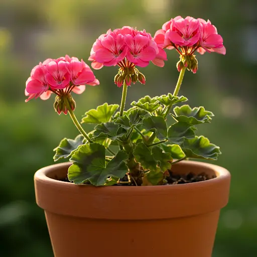 Vierta esto en su geranio para mantener sus hojas verdes, flores ...