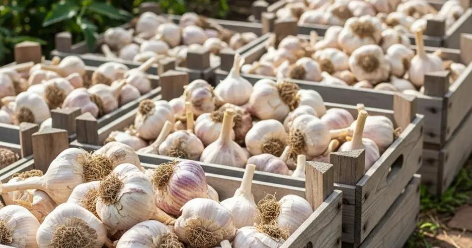 Espacio pequeño, gran sabor: Ajo en cajas – trucos casa jardin